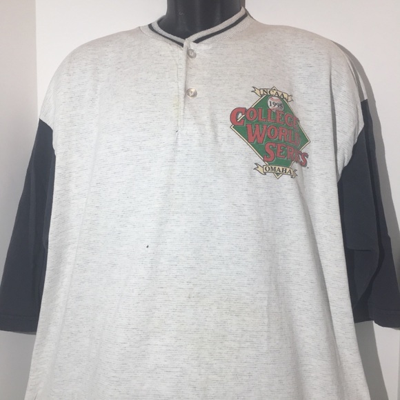 playerz | Shirts | Vintage 995 Ncaa College World Series Omaha Shirt ...